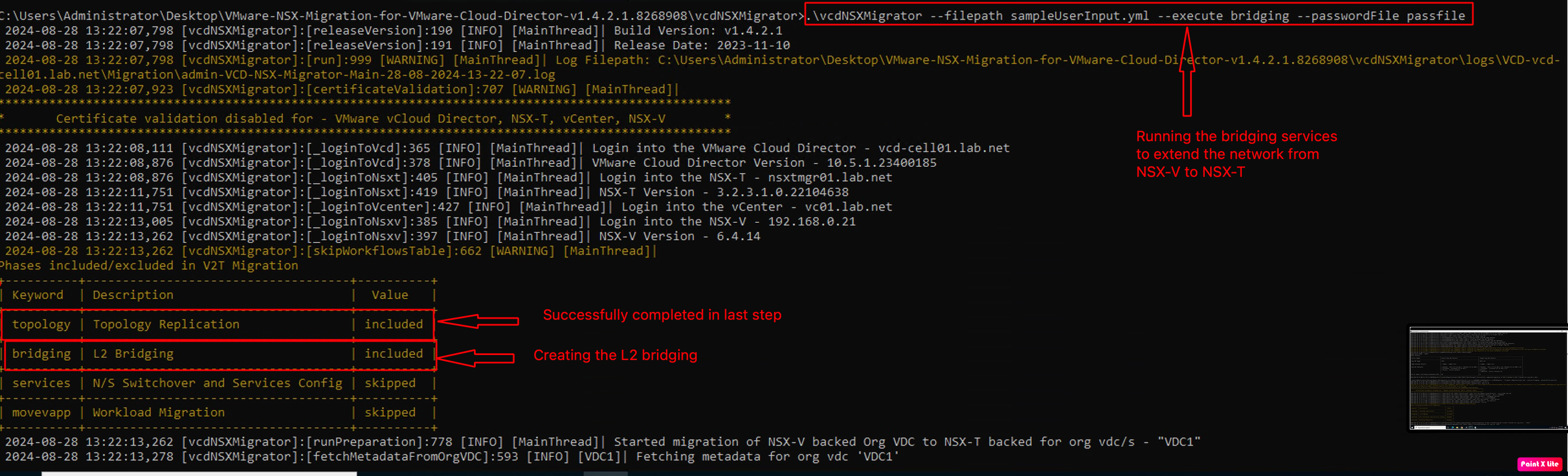 Migrating NSX-V backed Org vDC to NSX-T using open source migration tool Part-2 – vxlearners